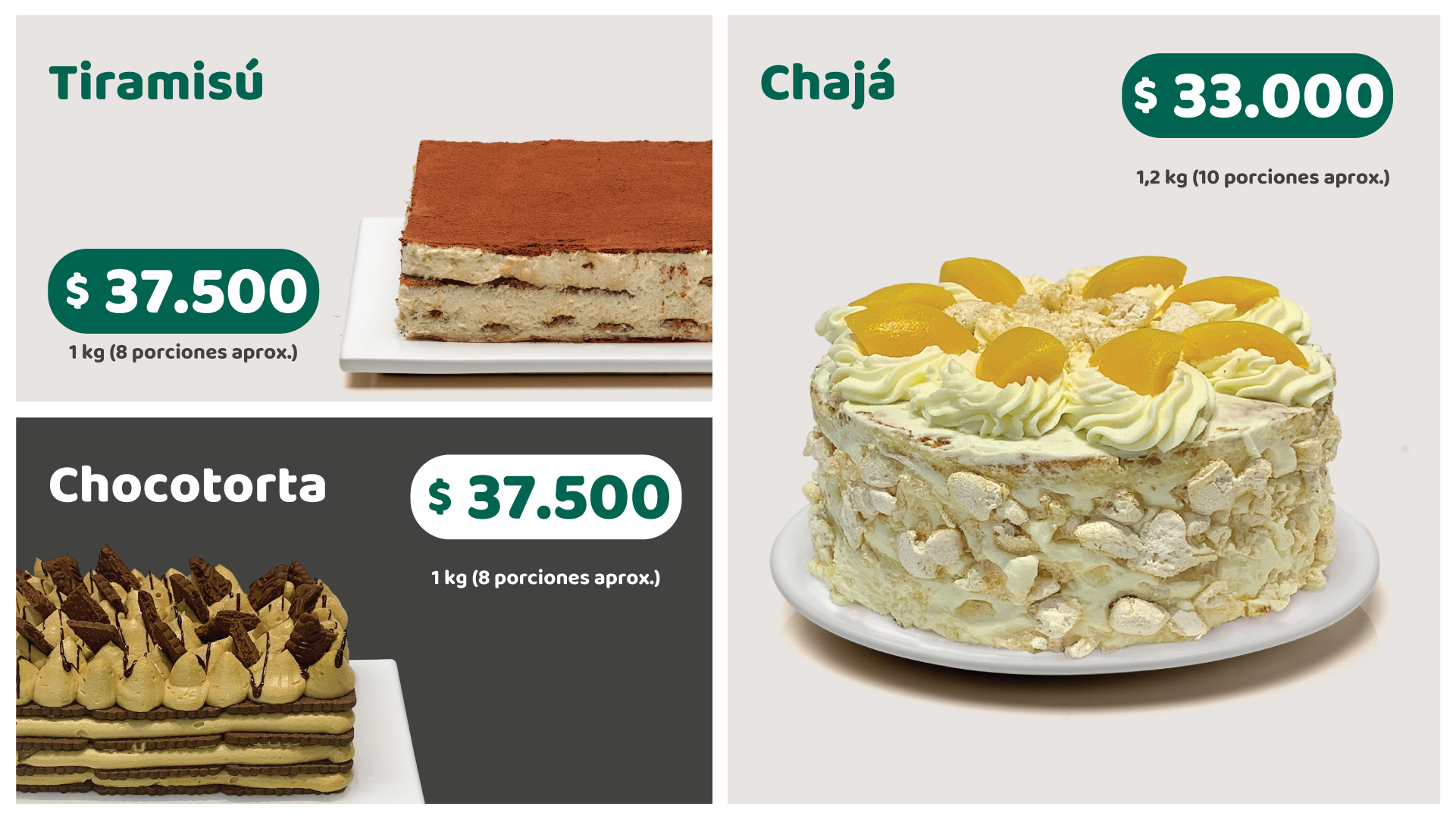 Postres/Tortas